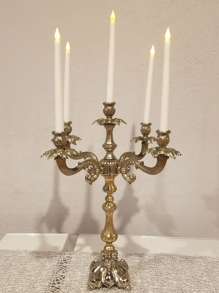 5 candle Candelabras – Twin Falls, Sun Valley Party Rentals, Event ...