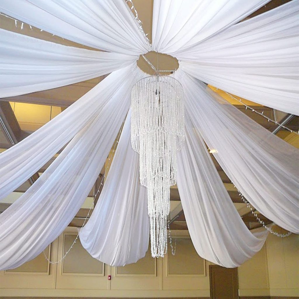 36 ft Ceiling Sheers – Twin Falls, Sun Valley Party Rentals, Event ...
